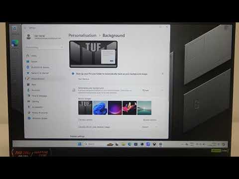 How To Change Wallpaper On ASUS Tuf Gaming A15