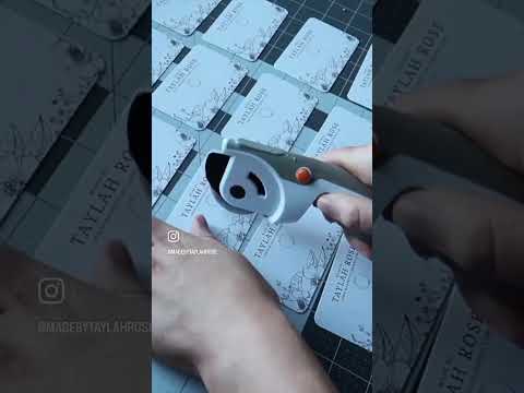 Bow backing cards! I use business cards and cut a hole to make a slit for the clip to sit through