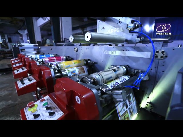 Flexo Printing Machine - High Speed Narrow Web Flexo Label Printing ...