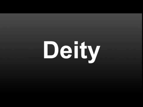 How To Pronounce Deity (American English)