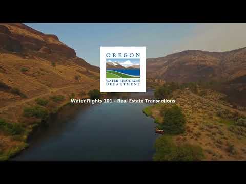 Water Rights 101 – Real Estate Transactions