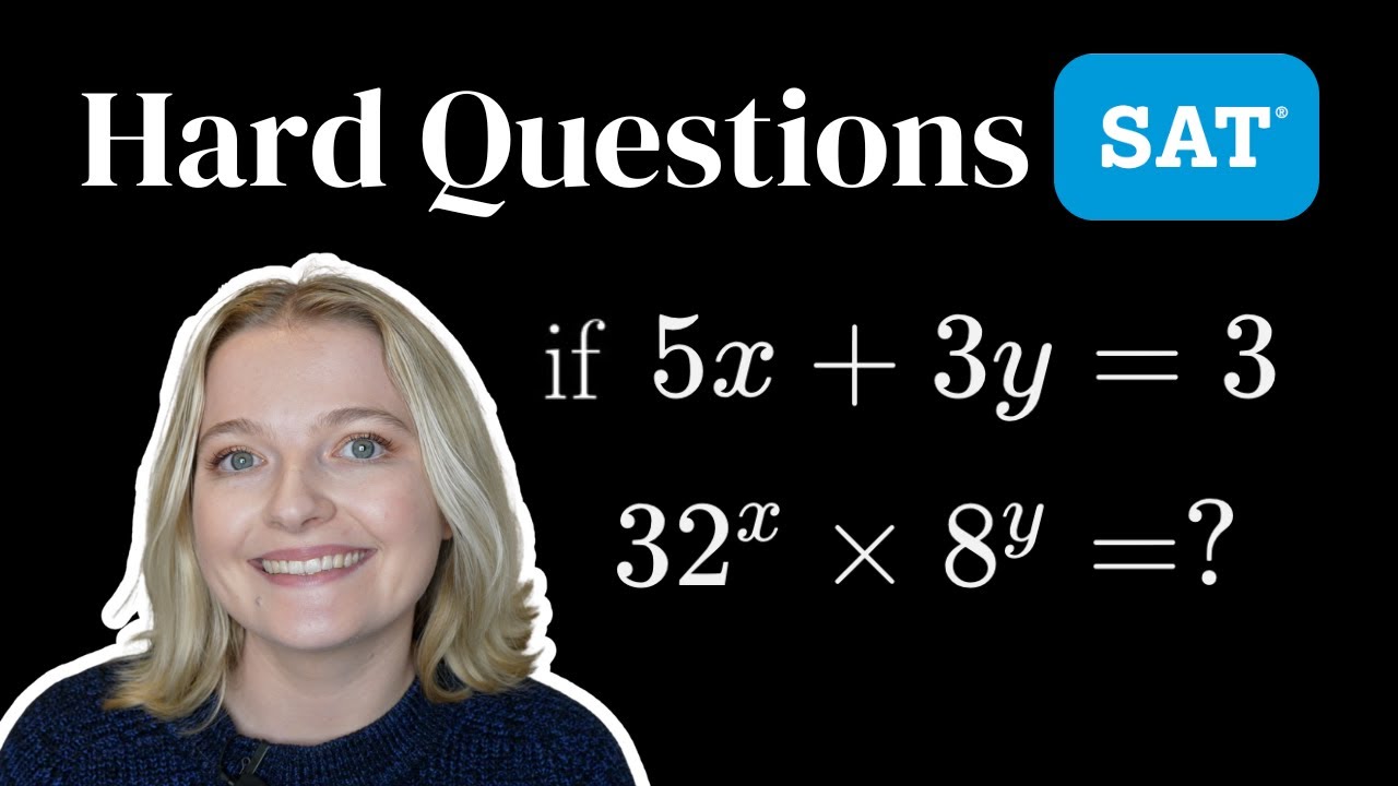 I Tried Solving the Hardest SAT Mathematics Problems...