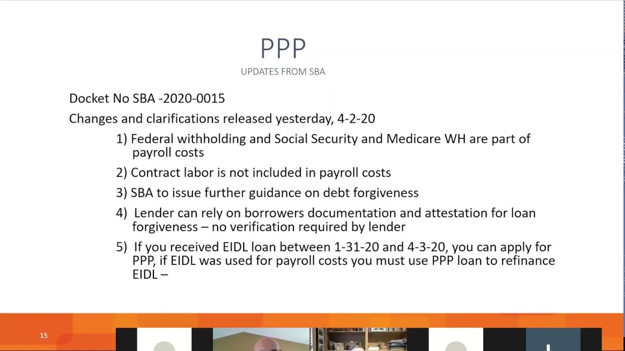 Webinar Recording:  Navigating the SBA Loan Process (COVID-19)