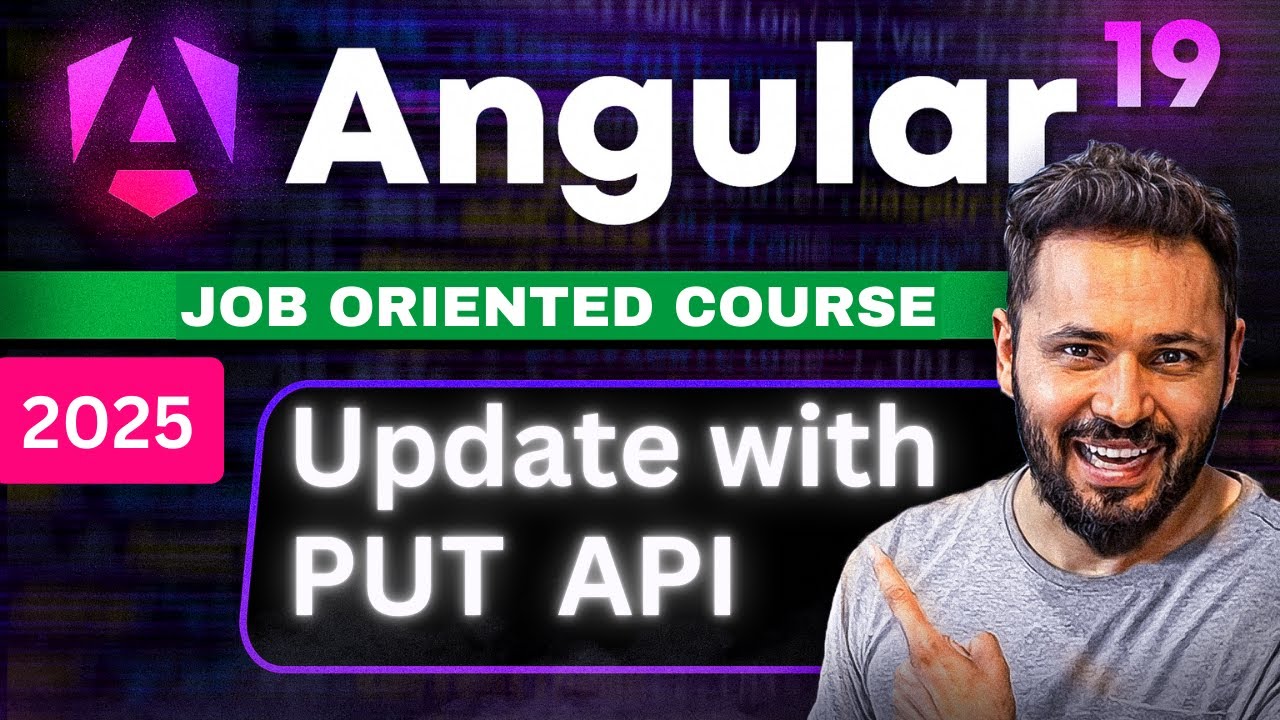 Angular 19 Tutorial #55 How to Update Data with Update API Data in Angular #angular19