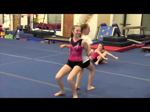 Gymnastics Game – Partner Stand Up | Recreational Gymnastics