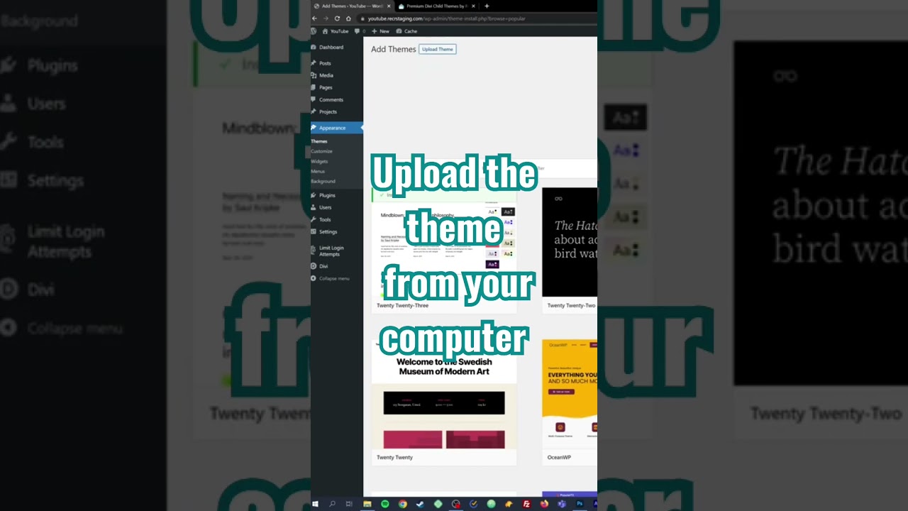 Install a child theme correctly the first time #wordpress #coding #tutorial #webdesign