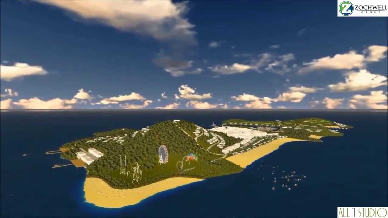 Architectural Animation - Master Plan of Salon Island