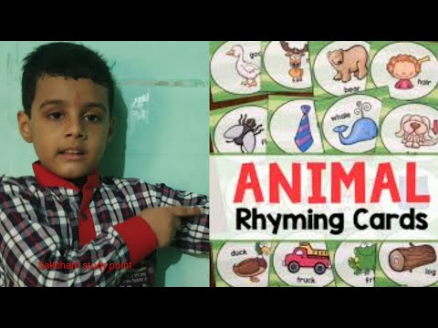animals rhyming words/rhymes on animals with the help of mask and actions/rhyming words class 1/KVS