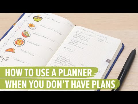 How To Use A Planner When You Donβt Have Plans