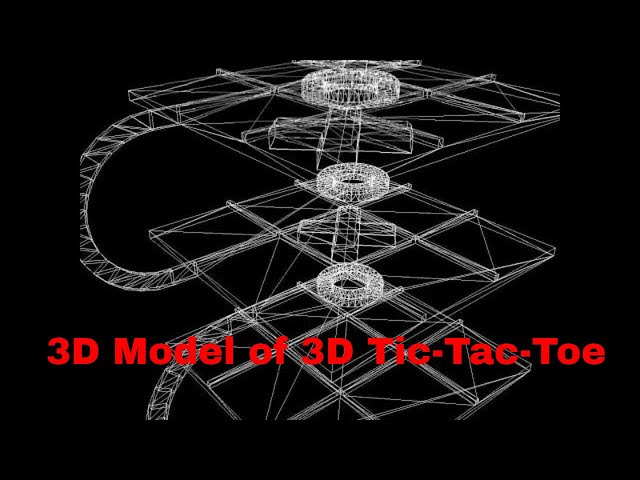 3D Tic-Tac-Toe 3D Model - FlatPyramid