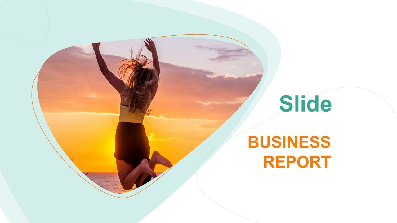 Beautiful business report presentation
