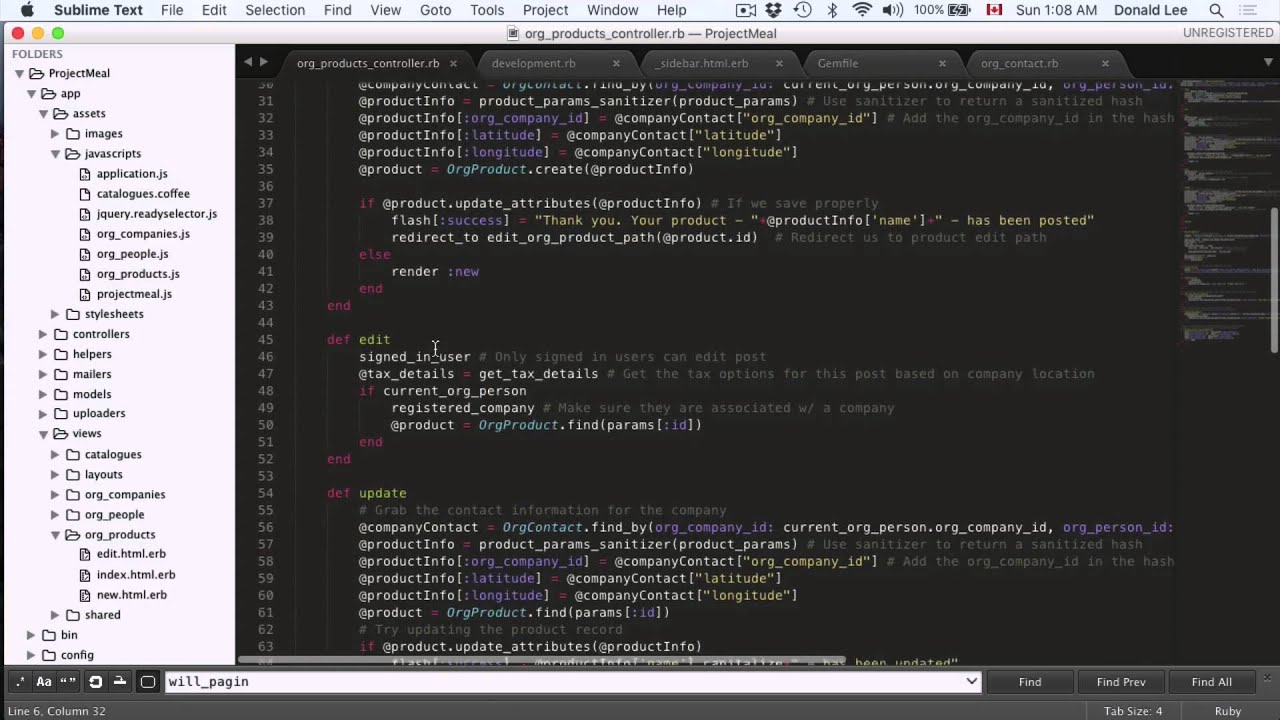 Ruby on Rails Tutorial 59   Deleting Products