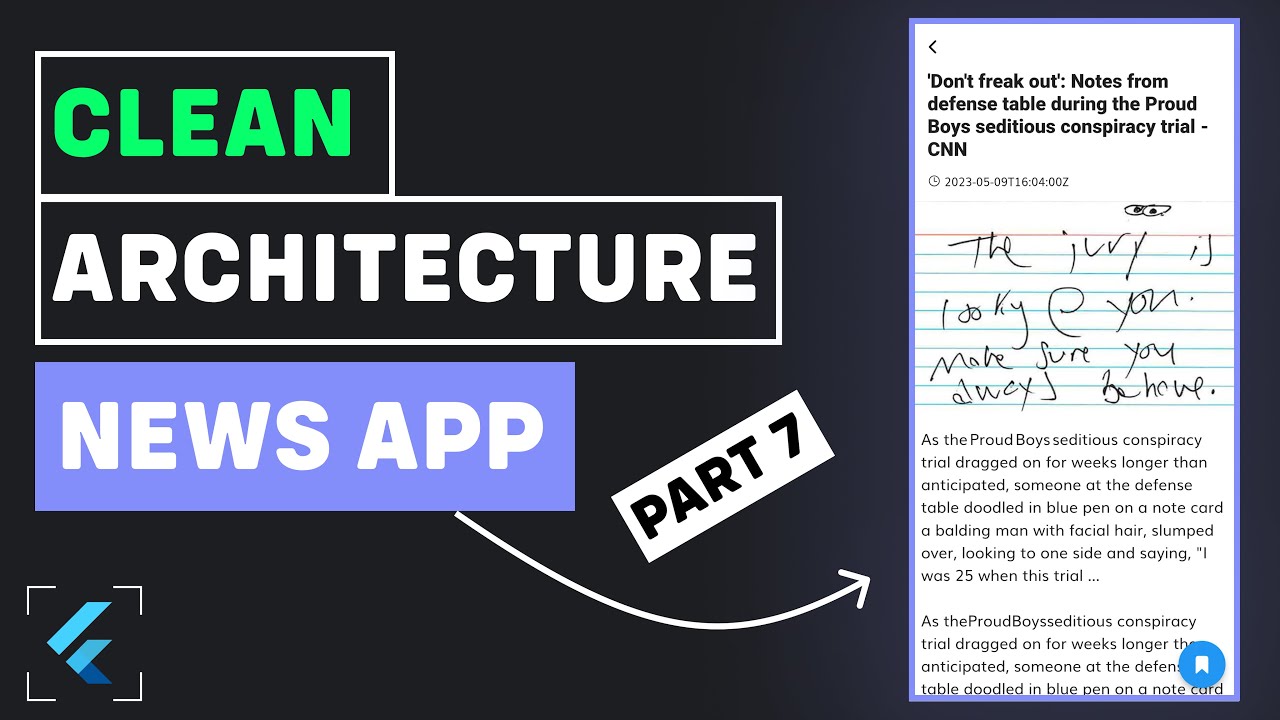 Build A News App - Dependency Injection | PART 7 - Flutter Clean Architecture