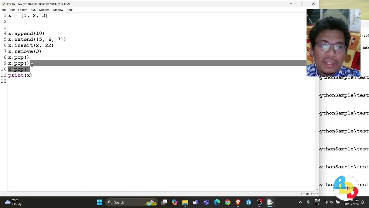 Python List Methods - Bisaya Dubs