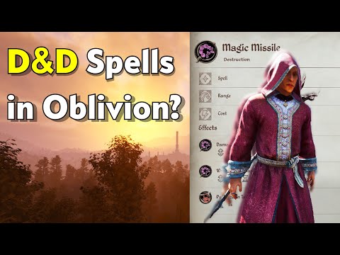 Creating D&D custom spells in Oblivion