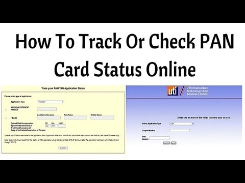 PAN/TAN application Status –check PAN Status Online NEW WATCH & LEARN