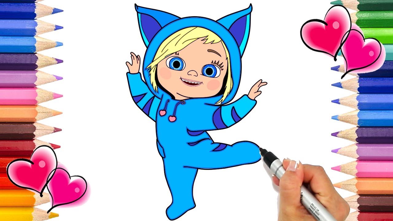 Dave and Ava Coloring Page | How to Draw Dave and Ava | Dave and Ava Coloring Book | Printable