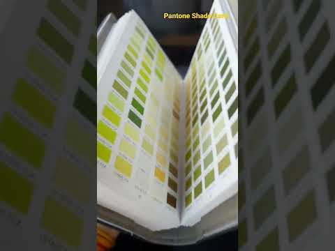 A Dyer ❤ @Pantone Shade card | Cotton Colour Shade card.