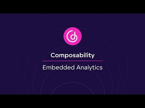 #16 Composability - Embedded Analytics [2023]