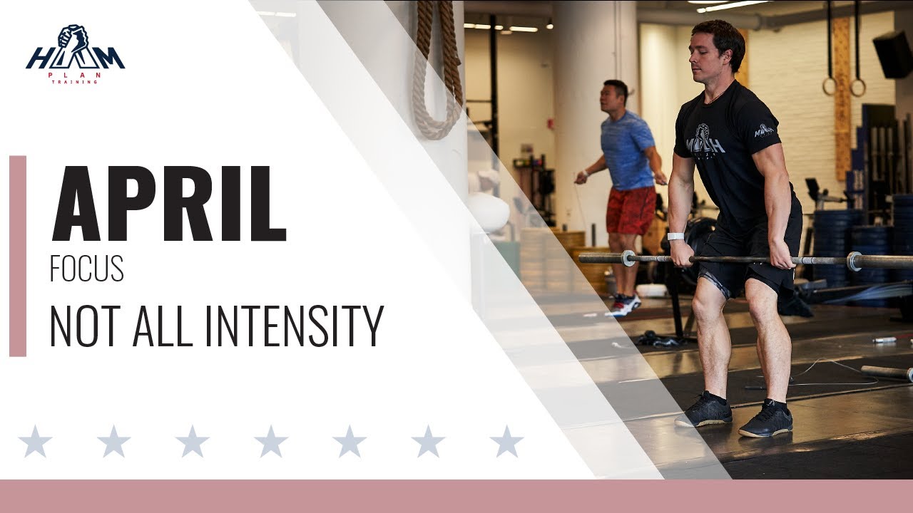 Monthly Focus | April 2020 - Not All Intensity