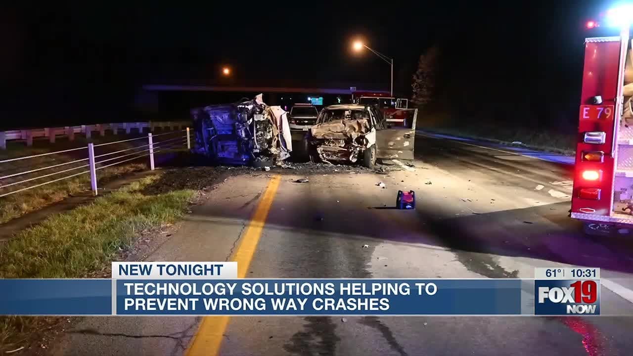 Technology solutions helping to prevent wrong way crashes