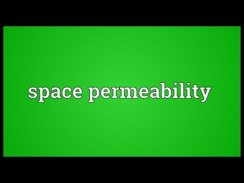 Space permeability Meaning