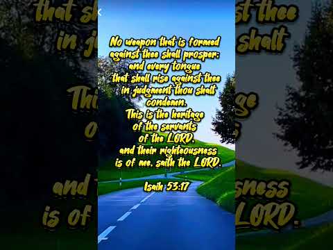 Isaiah 54:17#worship #bible #motivation #inspiration #music #foryou #shorts #jesus #subscribe