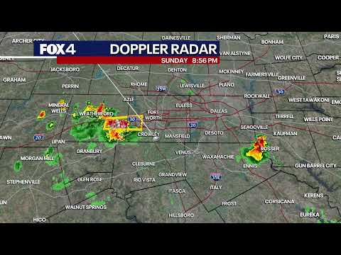 LIVE WEATHER: Radar tracks North Texas storms