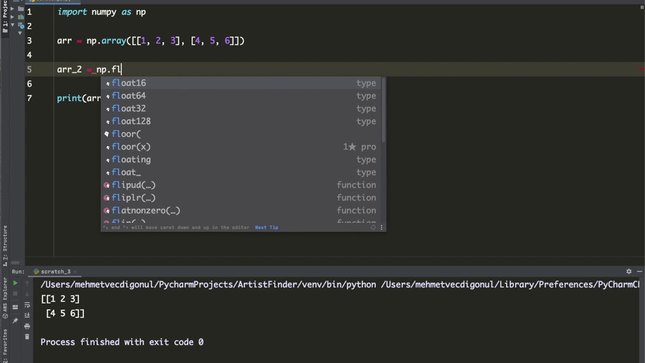 Learning Numpy 5 | Reversing/Flipping Array