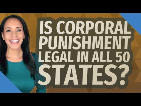 Is corporal punishment legal in all 50 states?