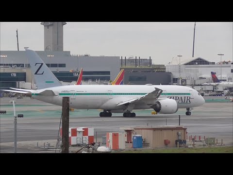 ZIPAIR Boeing 787-8 Dreamliner Departure from LAX | Japan's Brand New Airline