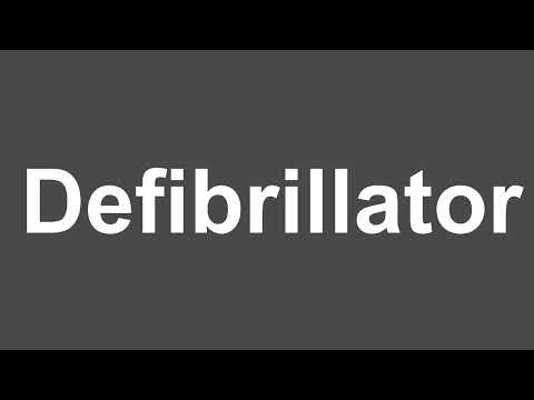 How to Pronounce Defibrillator | Defibrillator Pronunciation | How to Say Defibrillator