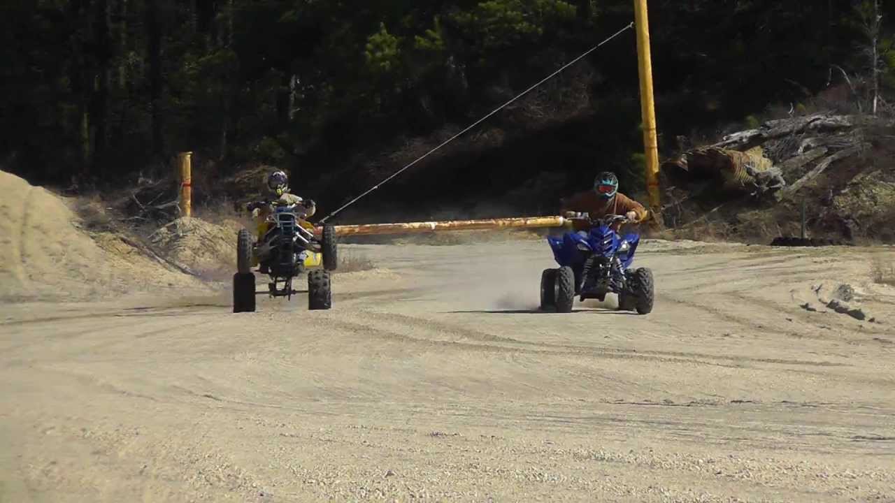 Quadzilla vs. Raptor 700 Race #1