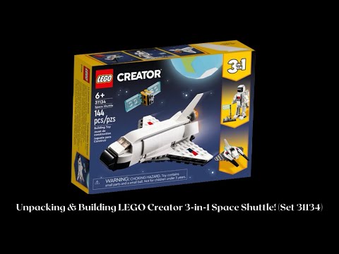 LEGO® Creator 3 in1 Space Shuttle (31134)Astronaut & Spaceship |Instructions| Unboxing & Building!