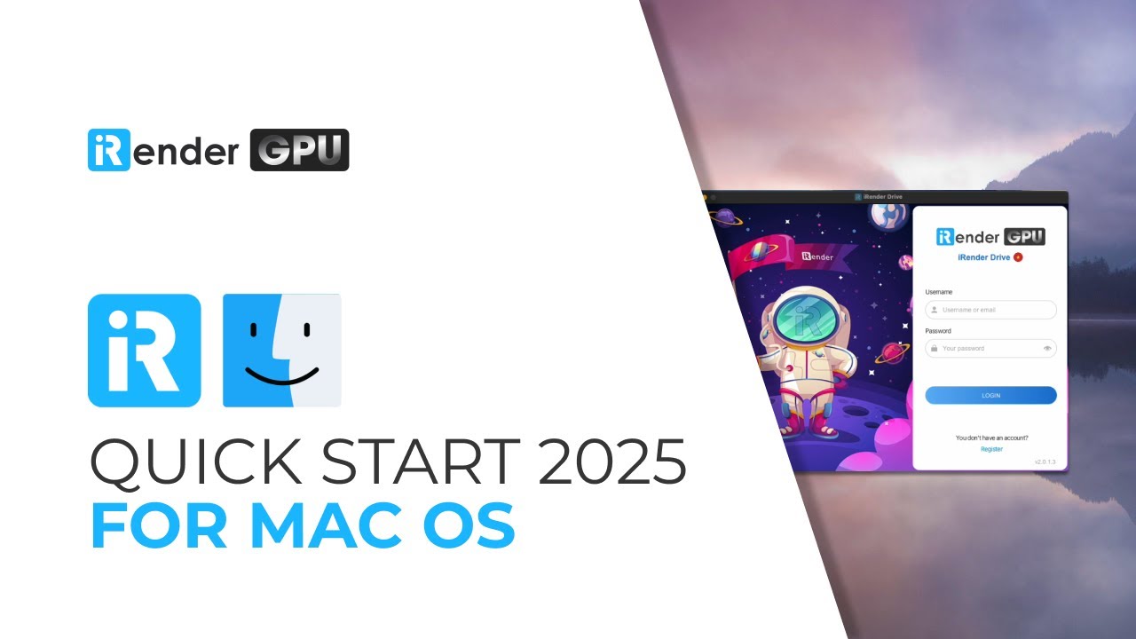 Quick start 2025 for MacOS | iRender Cloud Rendering