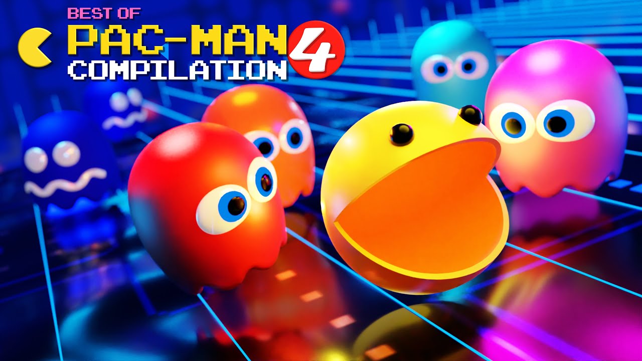 Pacman Animations Compilation 4 | #Pac-Man #3danimation #blender
