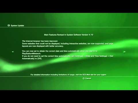 PS3 System Software Update 4.10 - Out Now