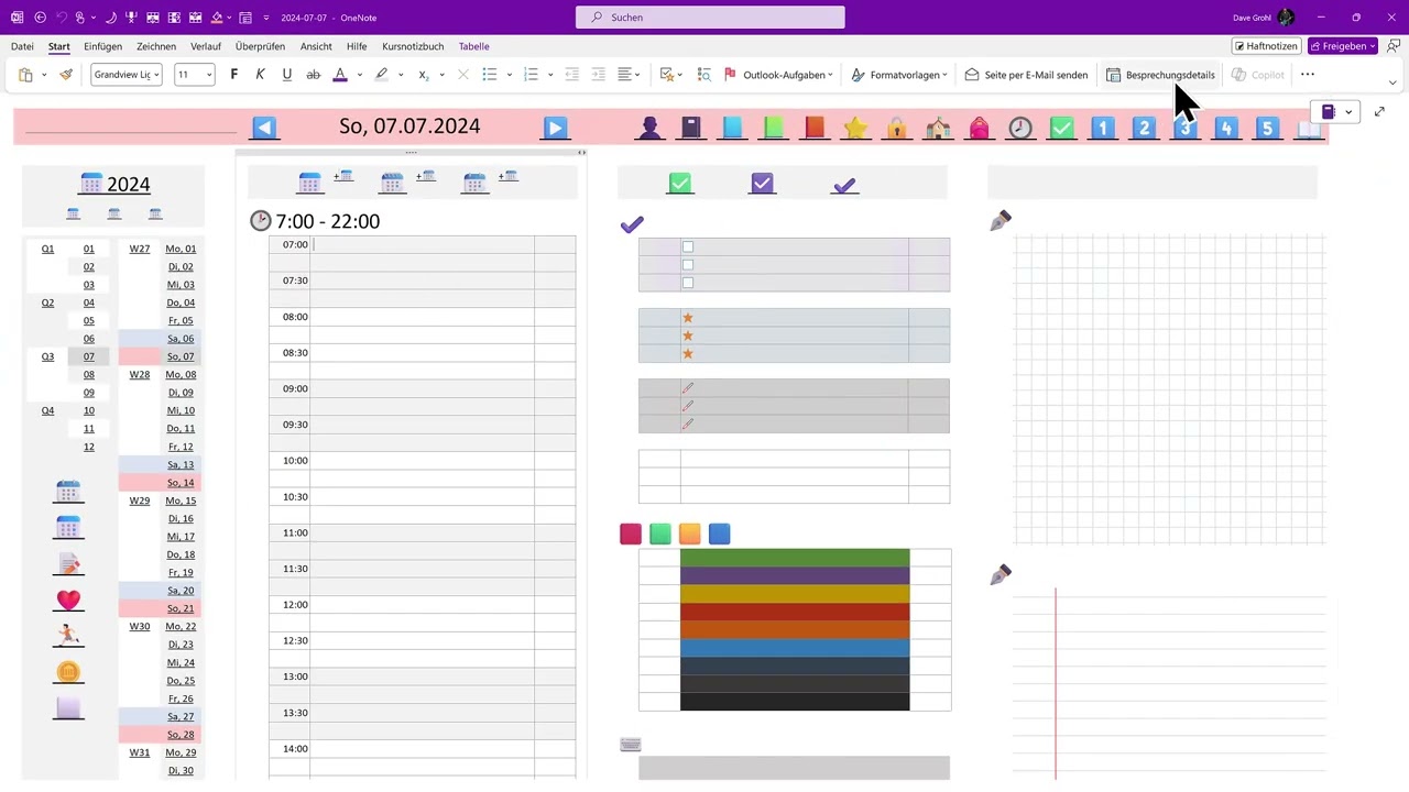 OneNote Masterclass Planer - OneNote Masterclass