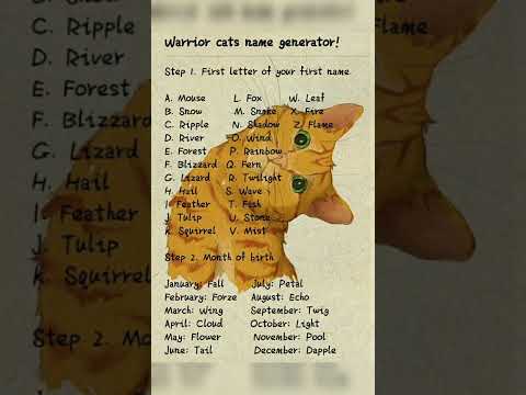Warrior cats name generator#wordsmeaning#Englishwords#shortsvideo#