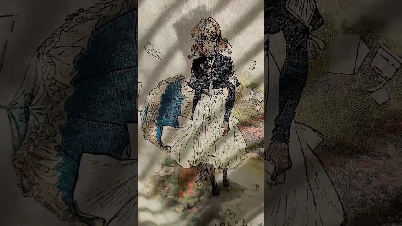 @Project_Mori Shirt Unboxing #violetevergarden #anime #projectmori