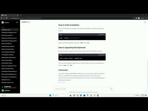how to install pip python linux