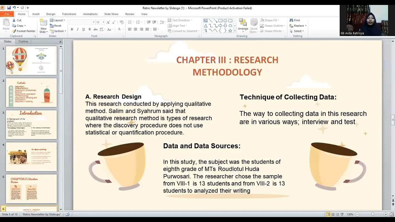 Mini Research Presentation-Error Analysis