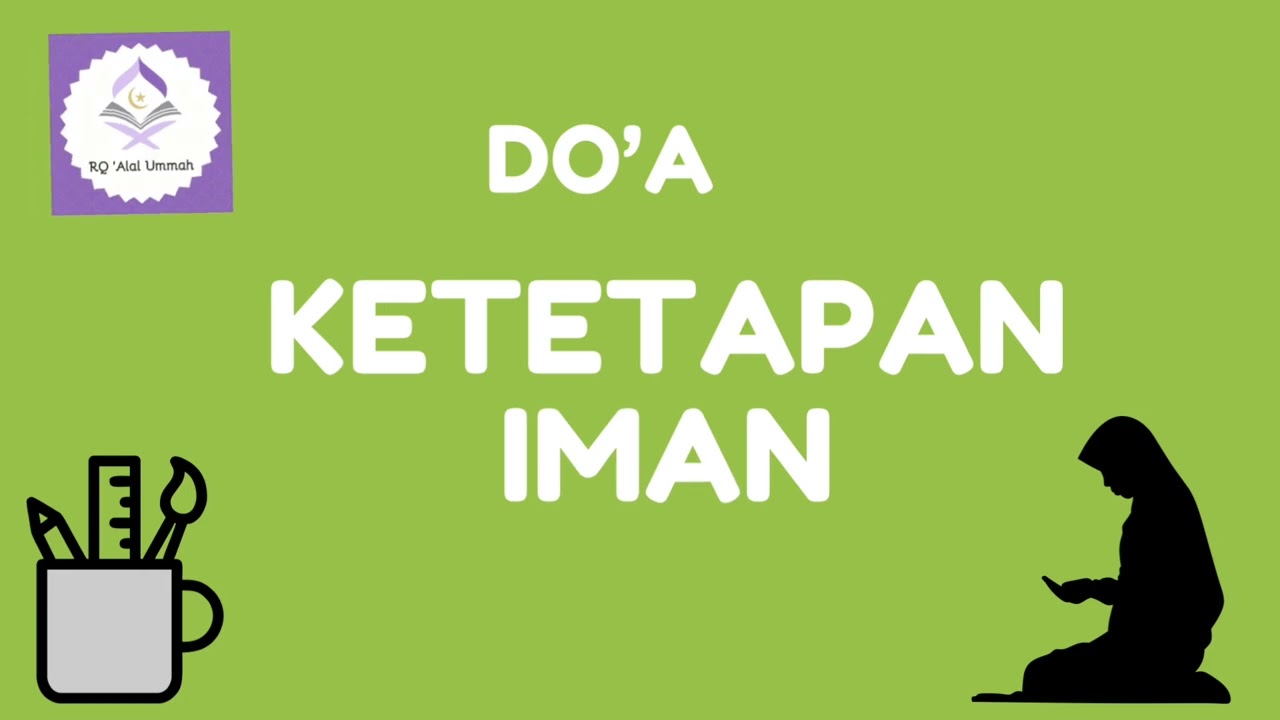 Doa Ketetapan Iman