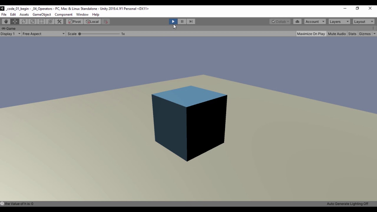 Unity C# Beginner Tutorials - Rotating a gameobject in unity #8