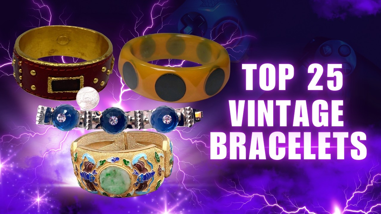 Vintage BRACELETS | Costume Jewelry Selling for HUNDREDS! Top Designers #vintagebracelet