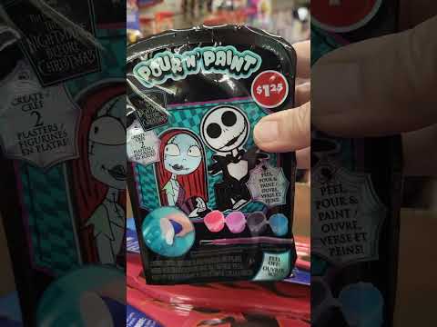 NIGHTMARE BEFORE CHRISTMAS $1.25 JACK & SALLY POUR & PAINT PLASTER FIGURES - FUN FOR BOYS & GIRLS