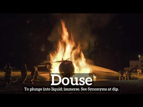 What is Douse? | How to Say Douse in English? | How Does Douse Look?