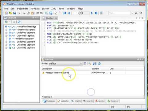 HL7 capture and parse tool