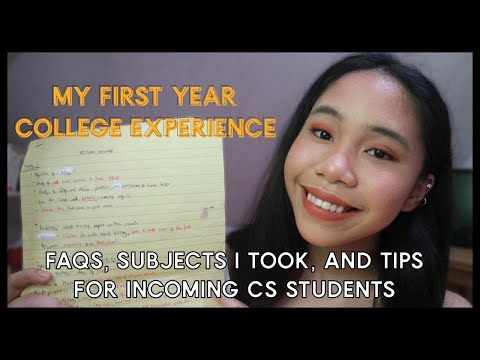 FIRST YEAR COMPUTER SCIENCE SUBJECTS! | How I Survived My First Year in College (BSCS) (Philippines)