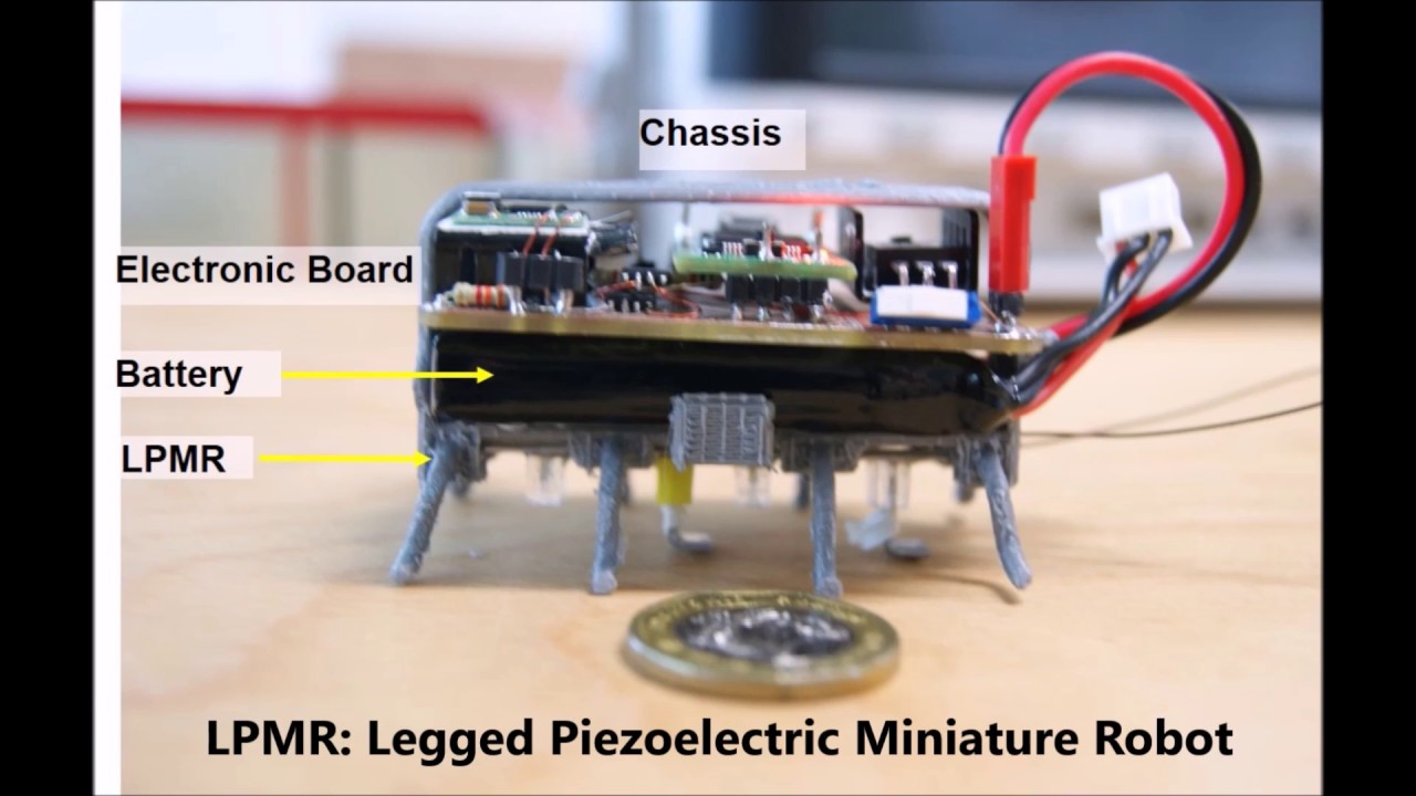 A tether-less legged piezoelectric miniature robot for bidirectional motion